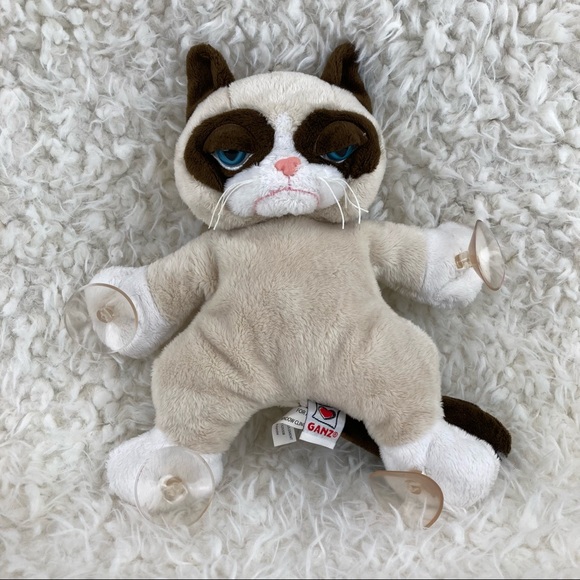 GANZ | Toys | Ganz Grumpy Cat Window Cling Plush Stuffed Animal Toy ...